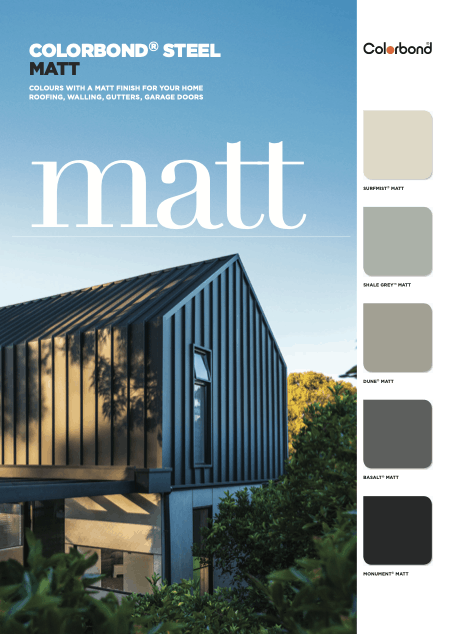 Colorbond Steel Matt - Colorspan